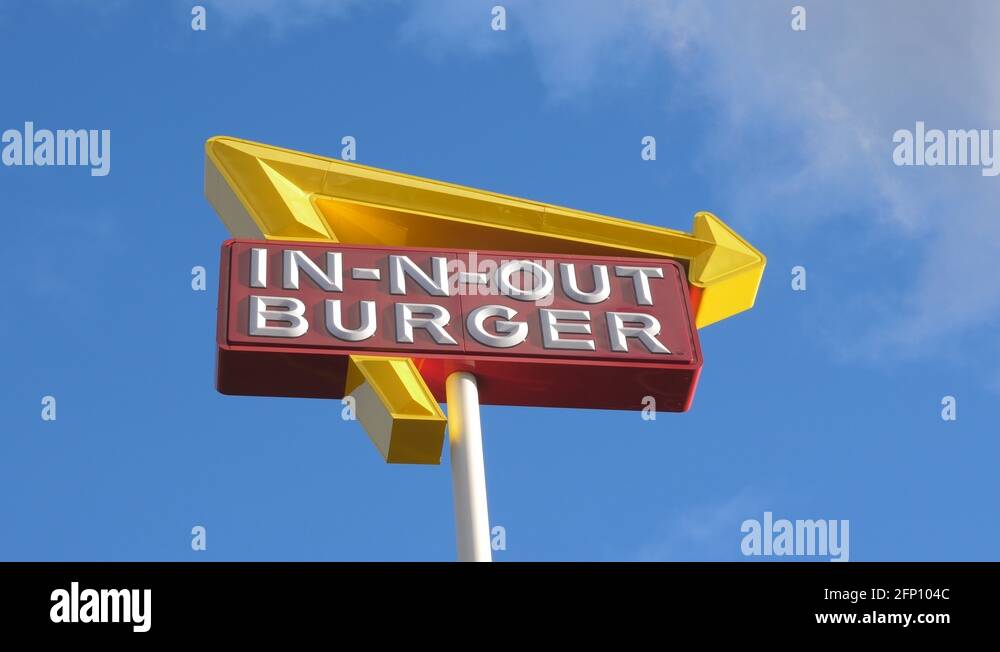 In n out fast food chain sign Stock Videos & Footage - HD and 4K Video ...
