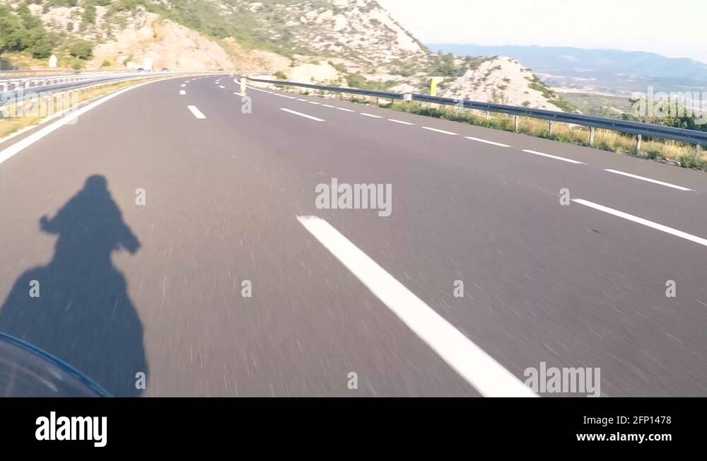 Motorcycle rider view of highway Stock Videos & Footage - HD and 4K ...