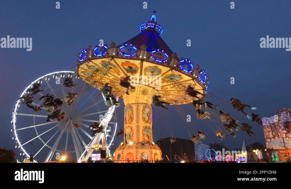 Fairground ride ferris wheel funfair Stock Videos & Footage - HD and 4K ...