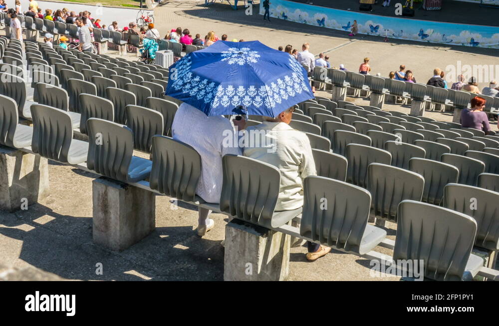 People seating on benches Stock Videos & Footage - HD and 4K Video ...