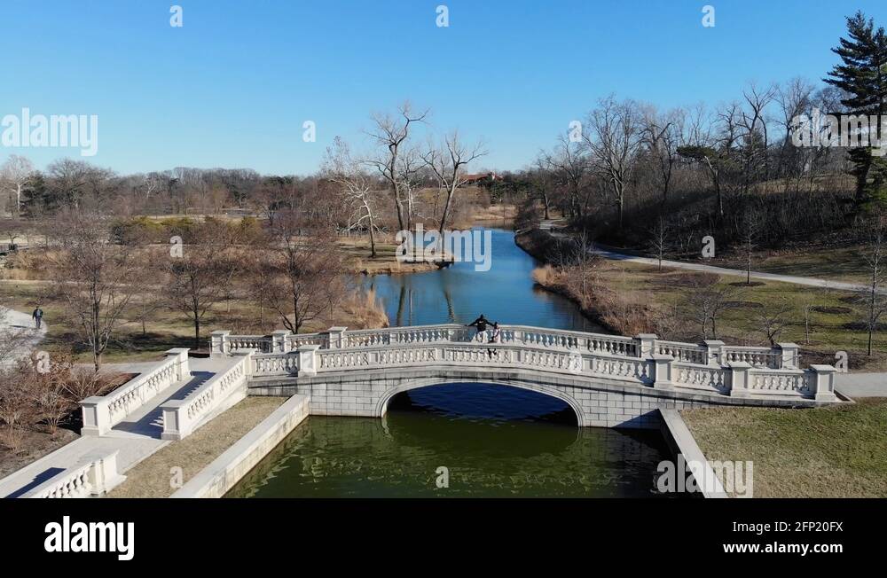 Footbridge over water in park Stock Videos & Footage - HD and 4K Video ...