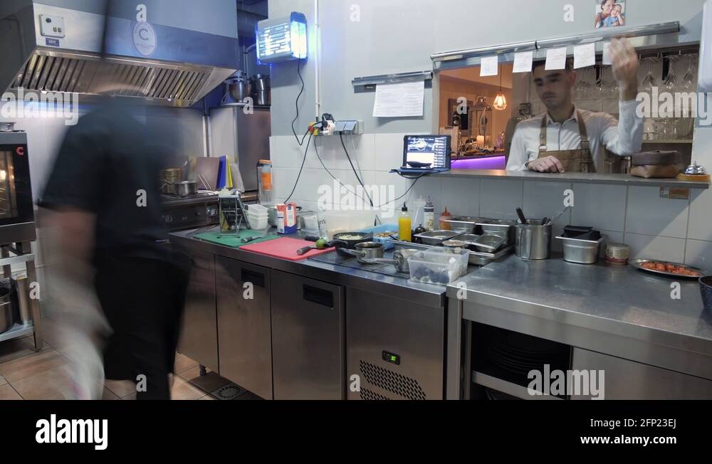 Busy restaurant interior fast food Stock Videos & Footage - HD and 4K ...