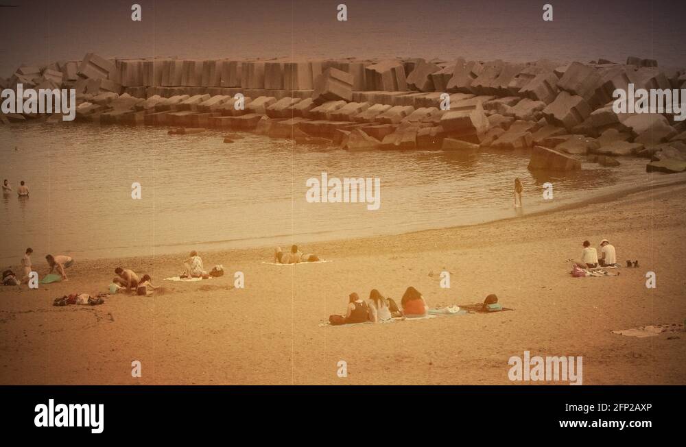 Vintage beach scene sun Stock Videos & Footage - HD and 4K Video Clips ...