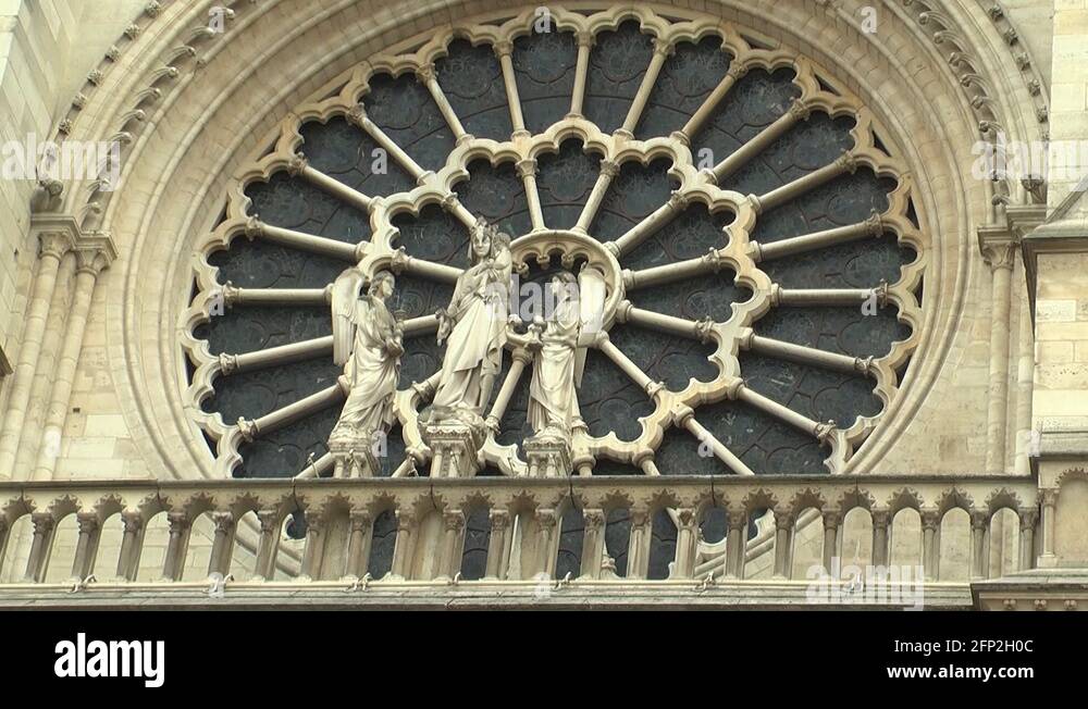 Notre dame paris west facade Stock Videos & Footage - HD and 4K Video ...