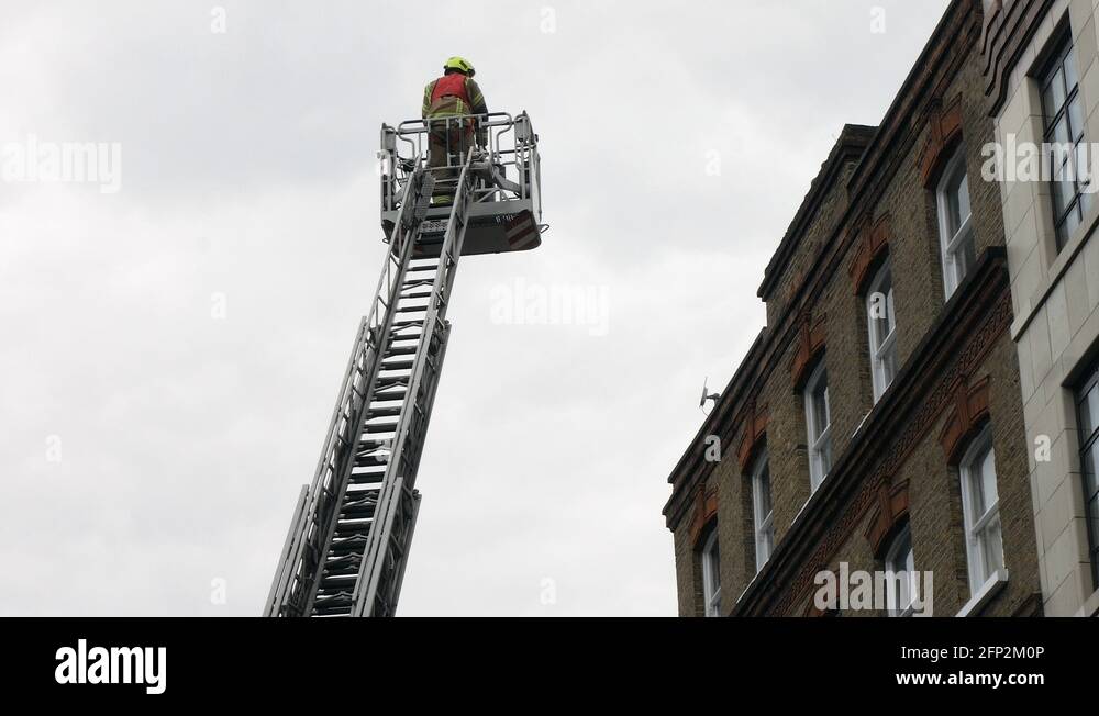 Fireman uk ladder Stock Videos & Footage - HD and 4K Video Clips - Alamy