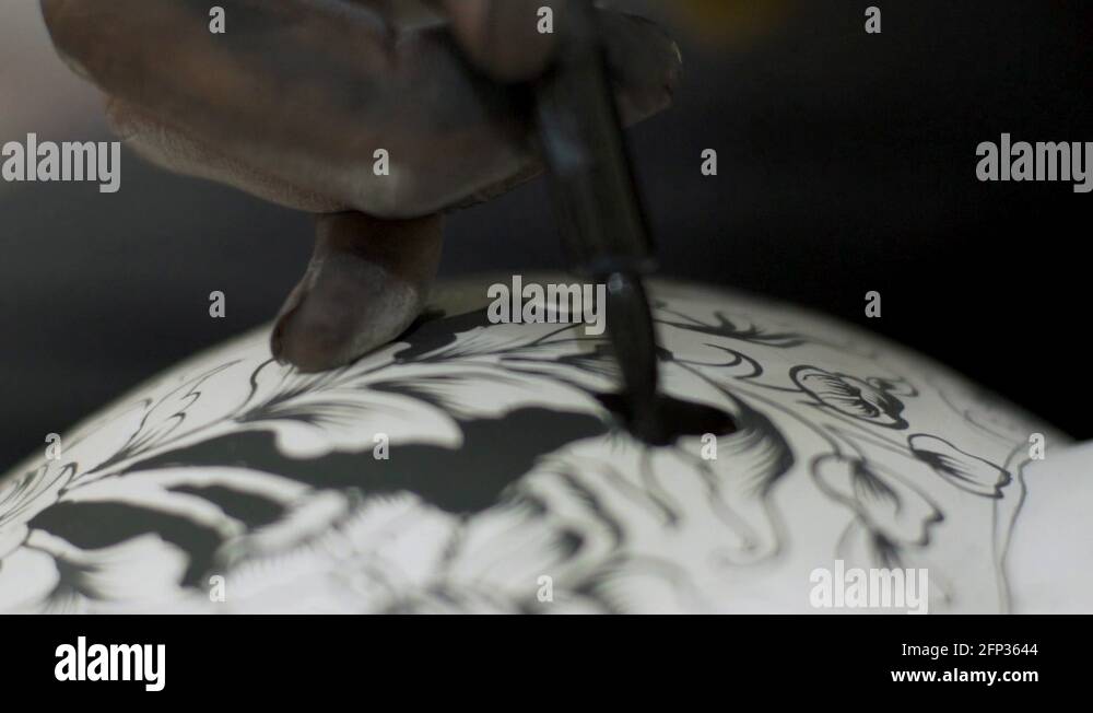 Traditional blue painting Stock Videos & Footage - HD and 4K Video ...