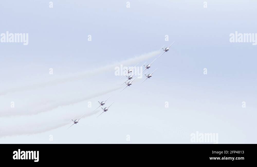 Aerobatic airplane group formation Stock Videos & Footage - HD and 4K ...