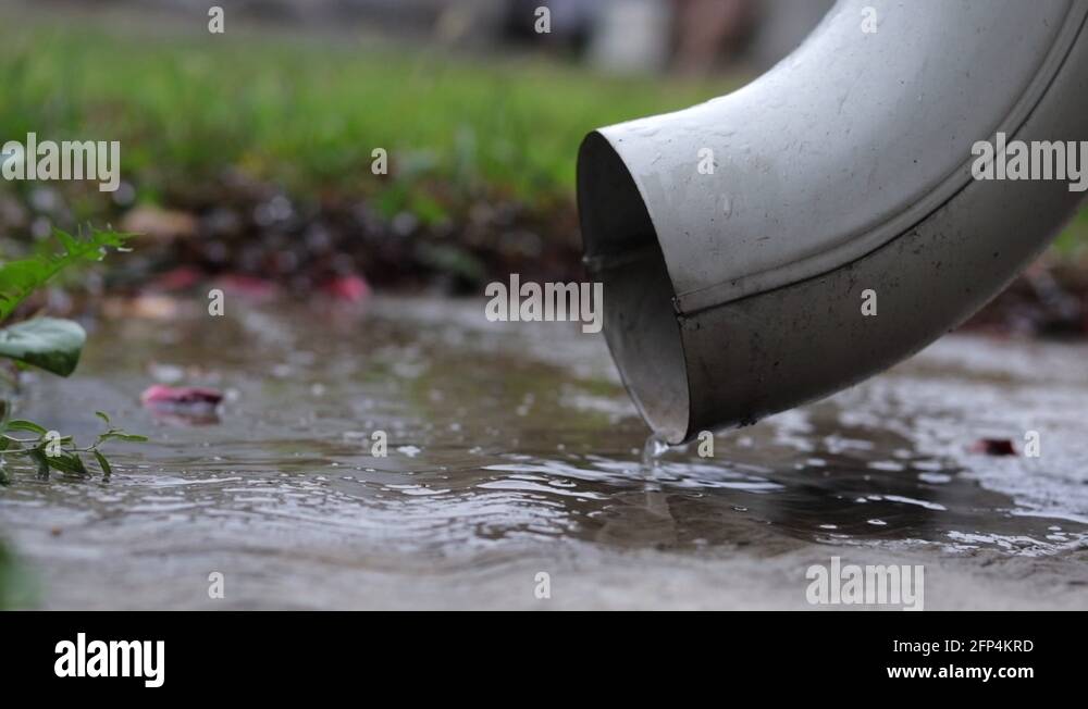 Rain water drops Falling Down Stock Video Footage - Alamy