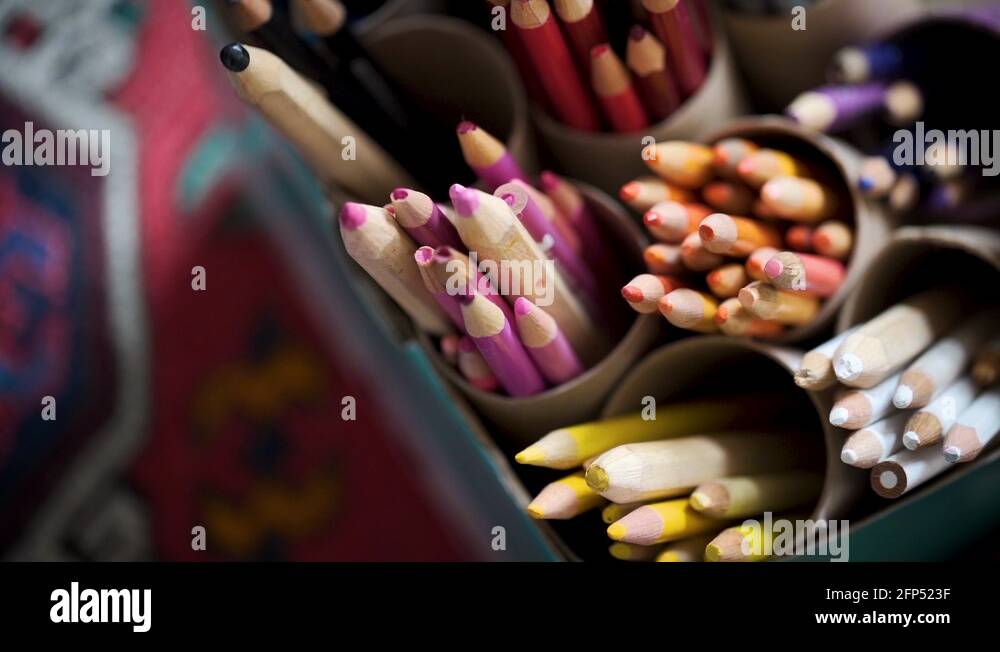 Crayons box drawing Stock Videos & Footage - HD and 4K Video Clips - Alamy