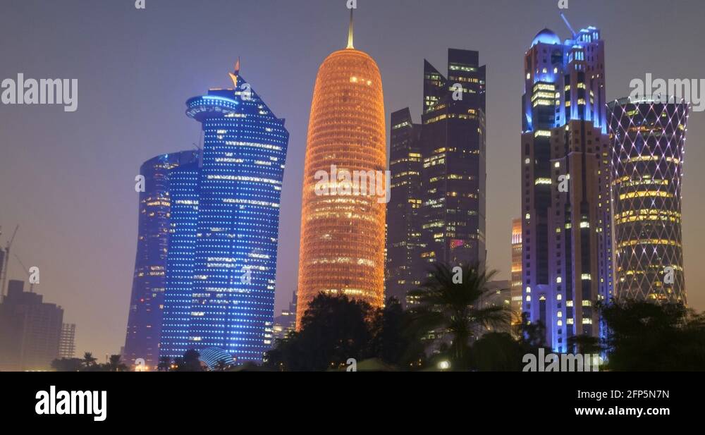 Doha skyline football Stock Videos & Footage - HD and 4K Video Clips ...