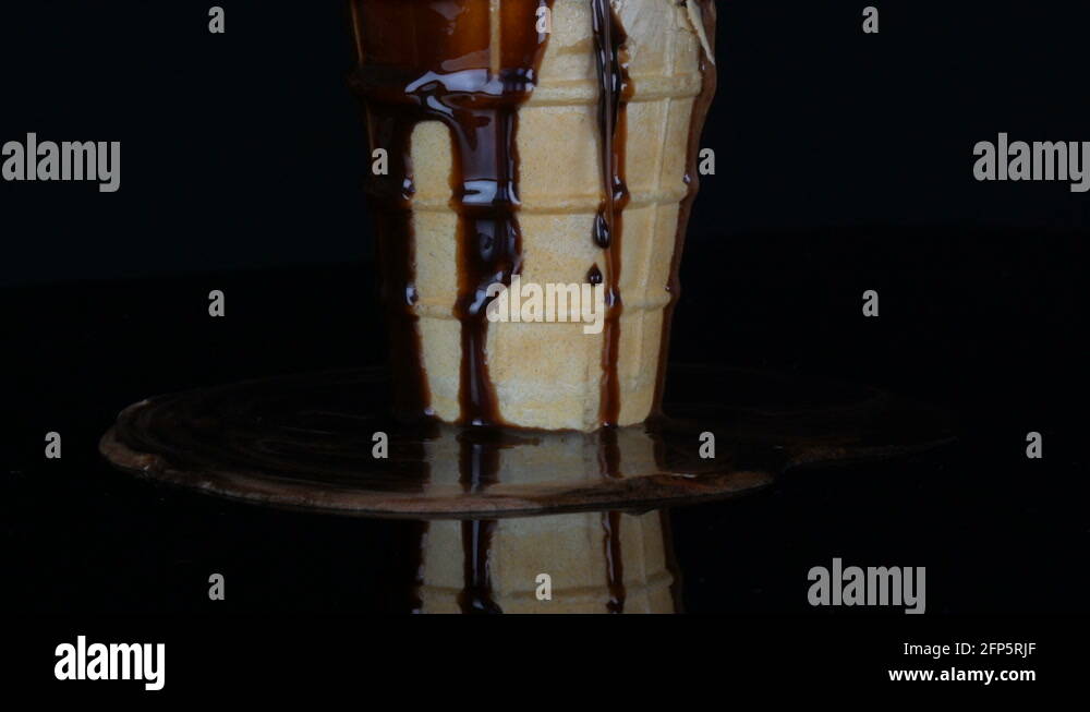 Melting broken ice cream cone Stock Videos & Footage - HD and 4K Video ...