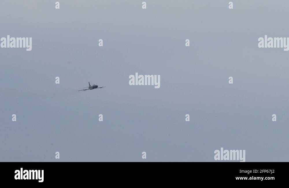 SAAB 32 Lansen fighter jet plane Stock Video Footage - Alamy