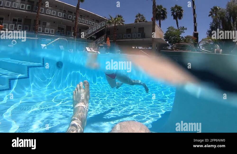 Enjoying The Sun And The Swimming Pool Stock Video Footage Alamy