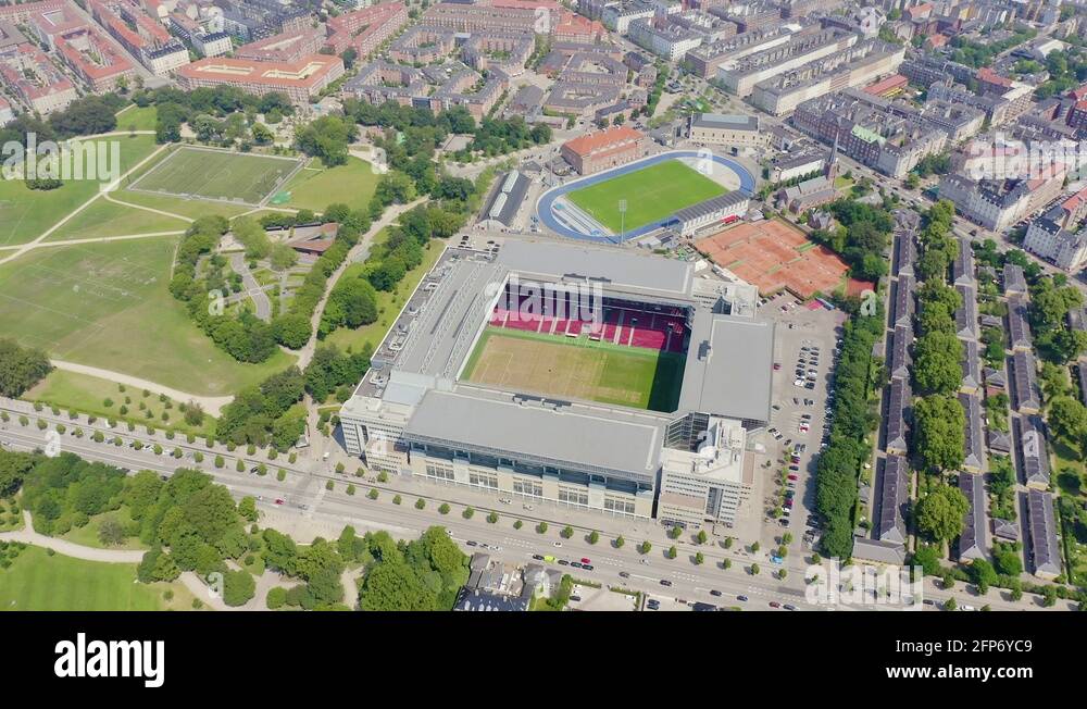 Copenhagen, Denmark. Parken Stadium (Telia Parken) is a stadium in ...