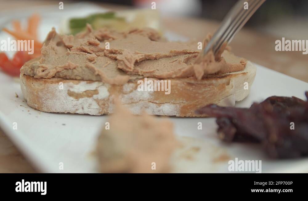 Chicken liver pate canape Stock Videos & Footage - HD and 4K Video ...