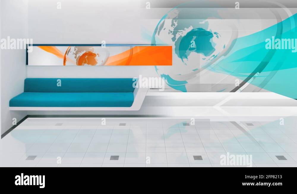 3D Virtual Studio Set Background Stock Video Footage - Alamy