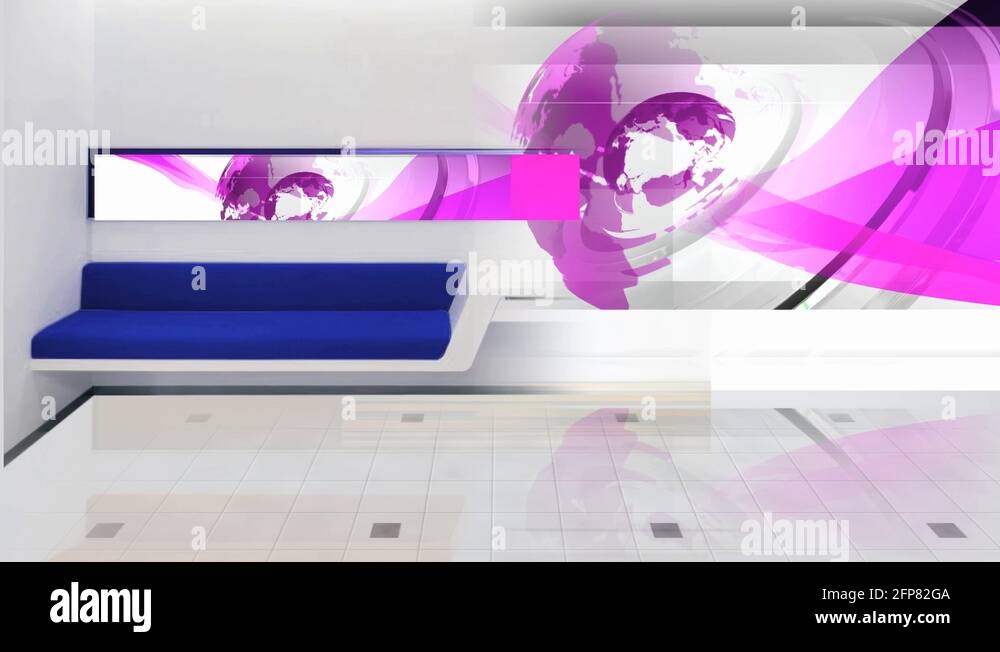 3D Virtual Studio Set Background Stock Video Footage - Alamy