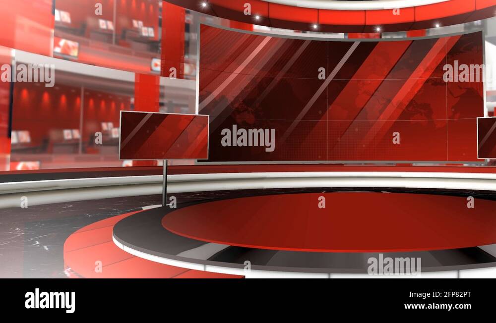 3D Virtual Studio Set Background Stock Video Footage - Alamy