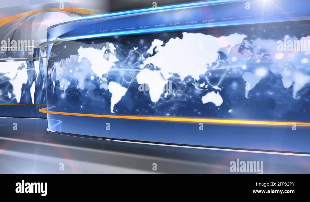 3D Virtual Studio Set Background Stock Video Footage - Alamy