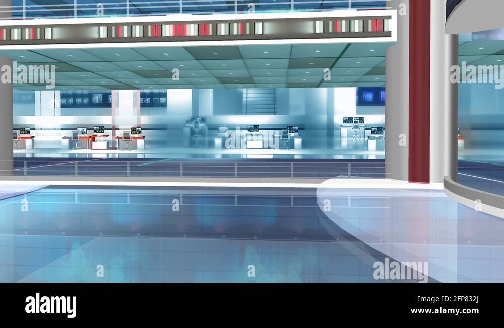 3D Virtual Studio Set Background Stock Video Footage - Alamy