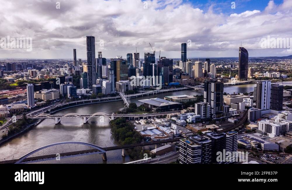 Brisbane city river aerial australia Stock Videos & Footage - HD and 4K ...