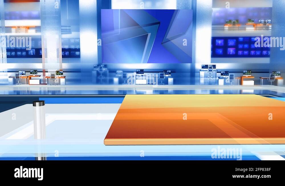 3D Virtual Studio Set Background Stock Video Footage - Alamy