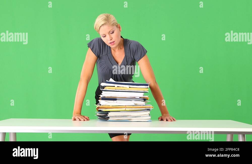 Stressed person office pile work Stock Videos & Footage - HD and 4K ...