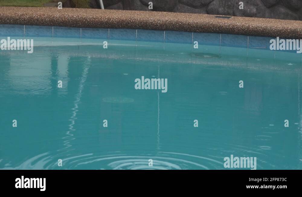 Rain falling on swimming pool Stock Videos & Footage - HD and 4K Video ...