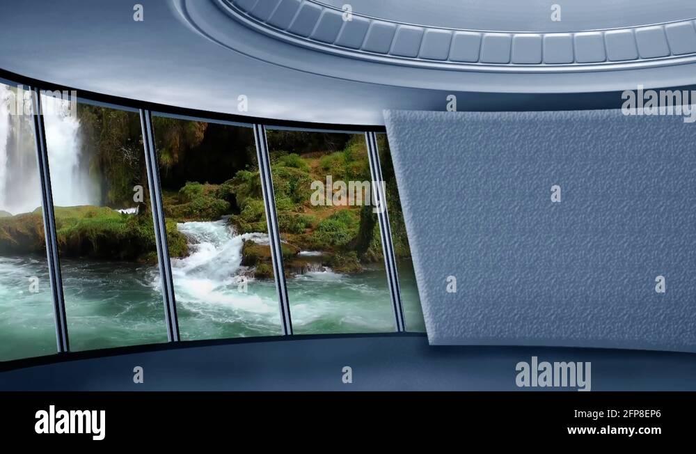 3D Virtual Studio Set Background Stock Video Footage - Alamy