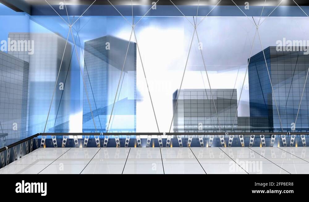 3D Virtual Studio Set Background Stock Video Footage - Alamy