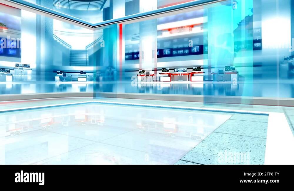 3d virtual Studio set Background Stock Video Footage - Alamy