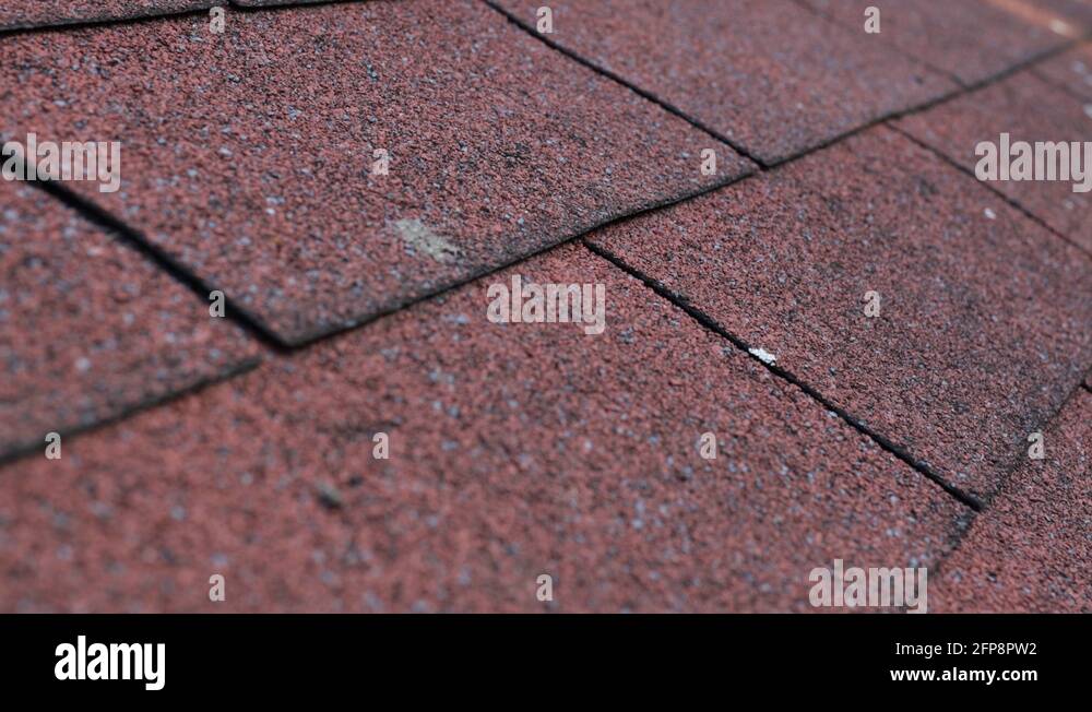 Red asphalt roof shingles texture Stock Videos & Footage - HD and 4K ...