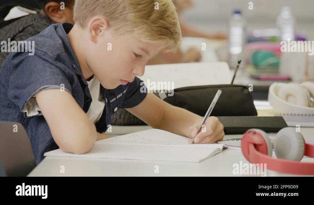 Student drawing in classroom Stock Videos & Footage - HD and 4K Video ...