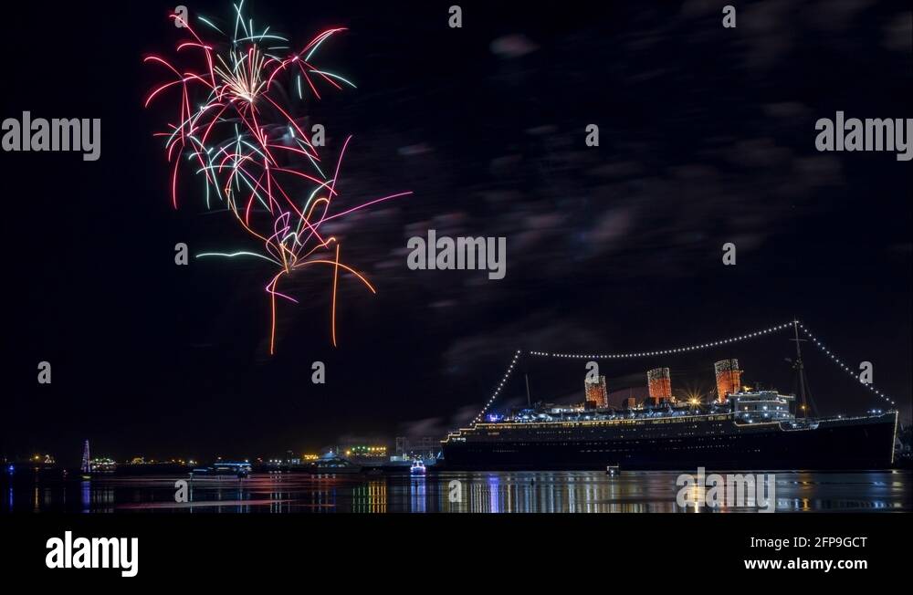 Long beach queen mary fireworks Stock Videos & Footage - HD and 4K ...