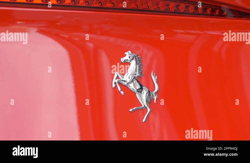 Red ferrari horse logo Stock Videos & Footage - HD and 4K Video Clips ...
