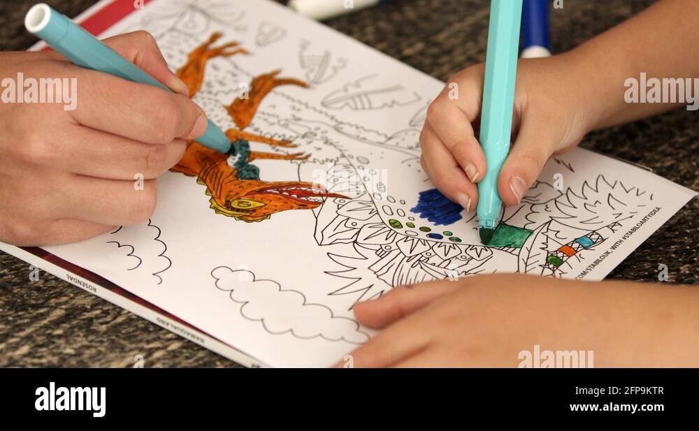 Coloring markers Stock Videos & Footage - HD and 4K Video Clips - Alamy