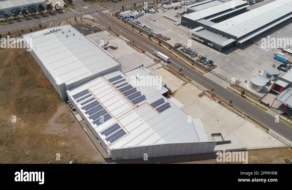 Solar panels roof warehouse Stock Videos & Footage - HD and 4K Video ...