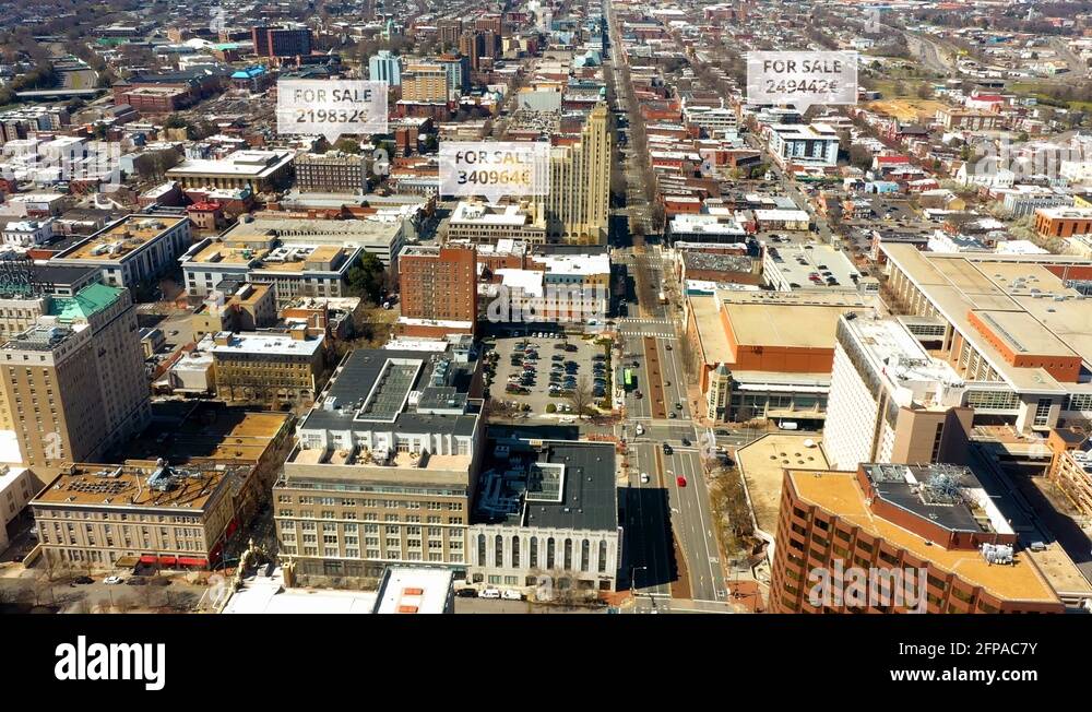 Real estate price decline, 3d motion graphics animation, housing market ...