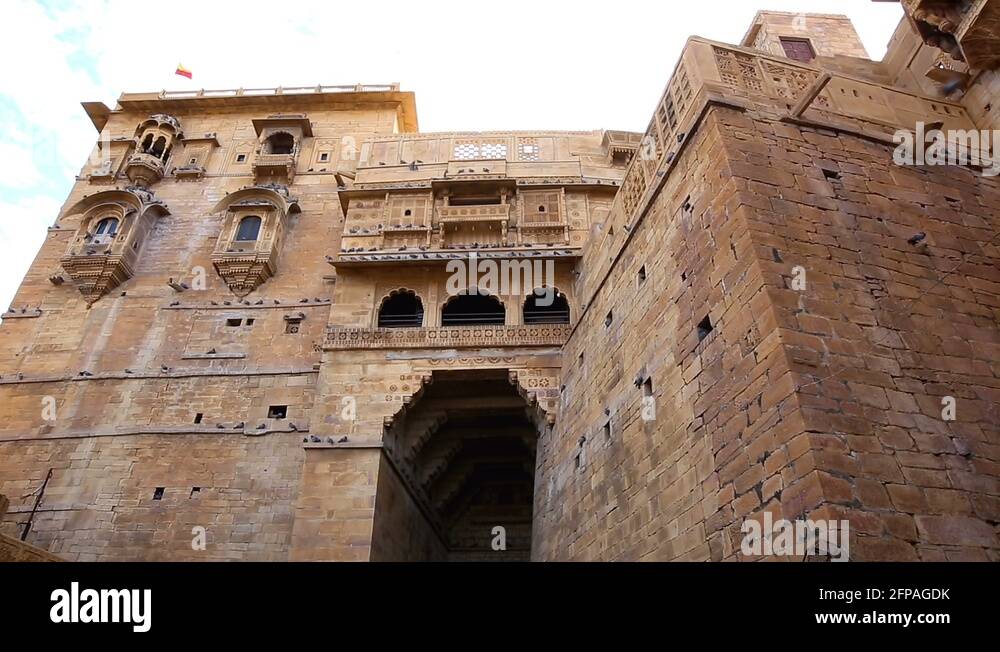 Jaisalmer Fort in India. Beautiful Ancient Indian fortification ...
