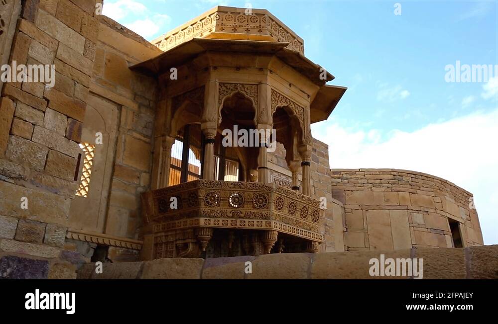 Jaisalmer Fort in India. Beautiful Ancient Indian fortification ...