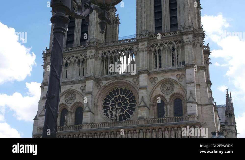 Back of notre dame cathedral paris france Stock Videos & Footage - HD ...