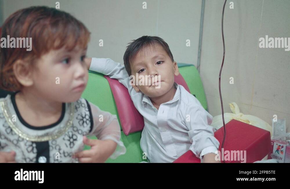Pathan looking thalassemia child patient at a children’s hospital in ...