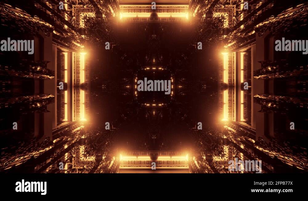 Motion graphics: entering into golden matrix and celestial cosmic realm ...