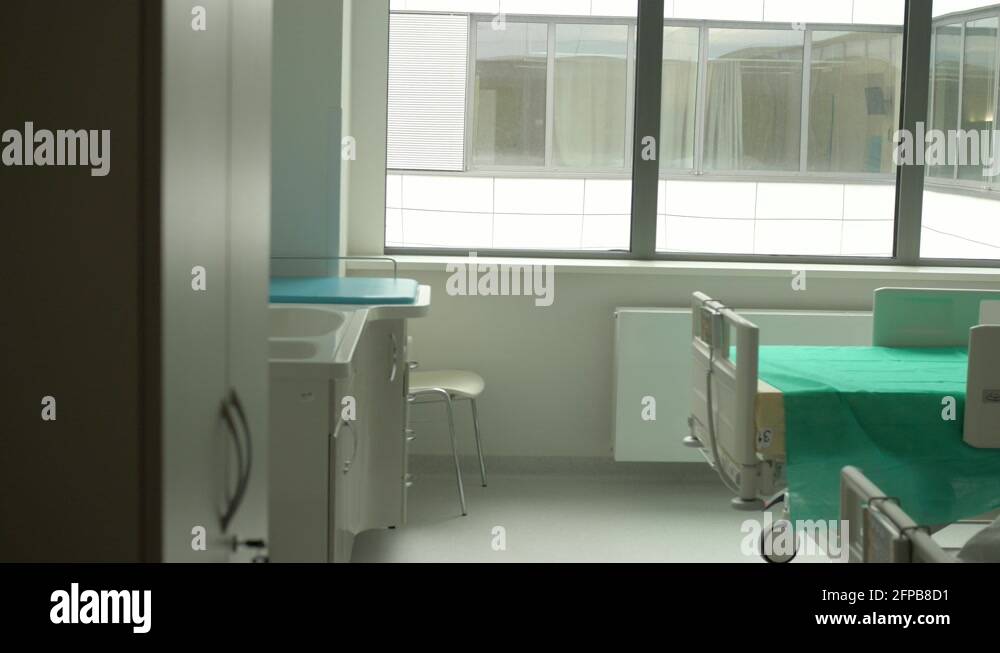 room in a modern hospital, maternity ward gynecology delivery room ...