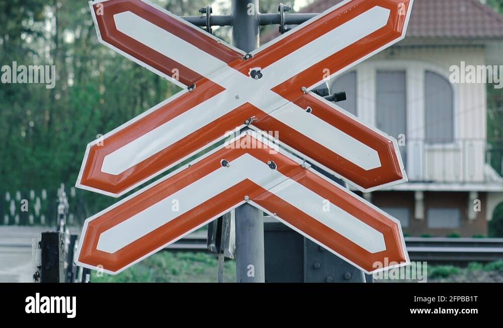 Level crossing road sign Stock Videos & Footage - HD and 4K Video Clips ...