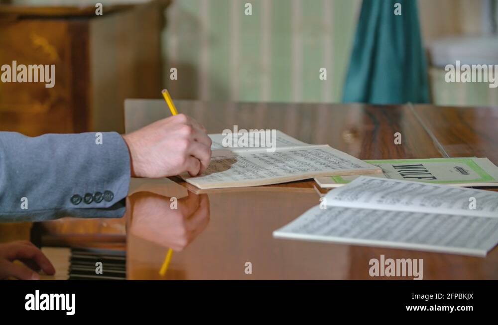 Musical score hand Stock Videos & Footage - HD and 4K Video Clips - Alamy
