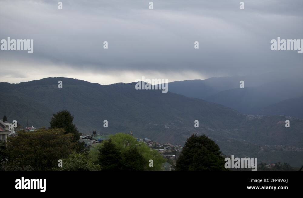 Time-lapse of Heavy Rain and storm Cloud formation in 4k. Extreme ...