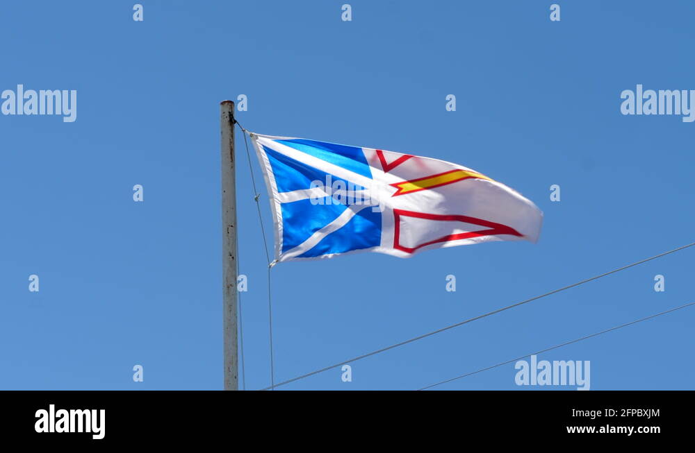 Newfoundland and labrador flag Stock Videos & Footage - HD and 4K Video ...