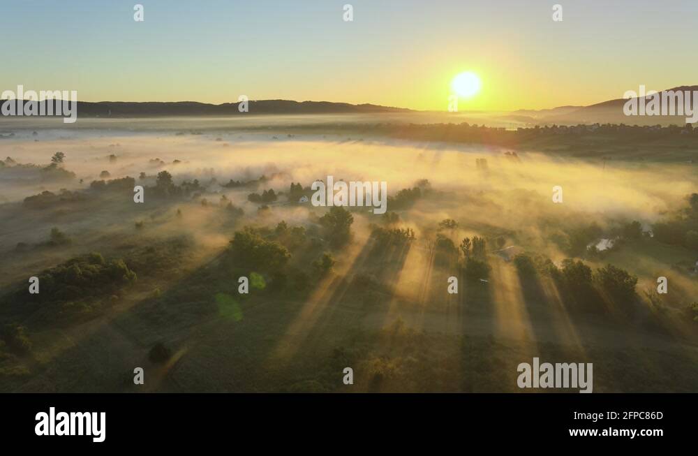 Sunrise over morning mist Stock Videos & Footage - HD and 4K Video ...