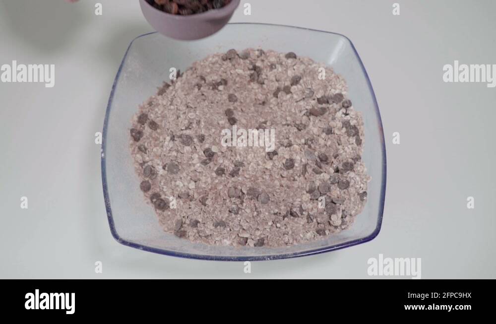 Oatmeal chocolate chip cookie Stock Videos & Footage - HD and 4K Video ...